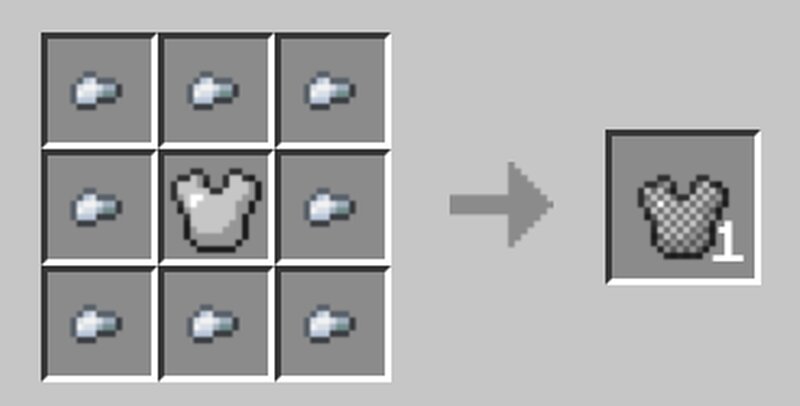 CHAINMAIL ARMOR RECIPE DATAPACK Minecraft Data Pack