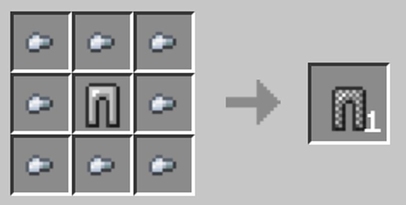 CHAINMAIL ARMOR RECIPE DATAPACK Minecraft Data Pack