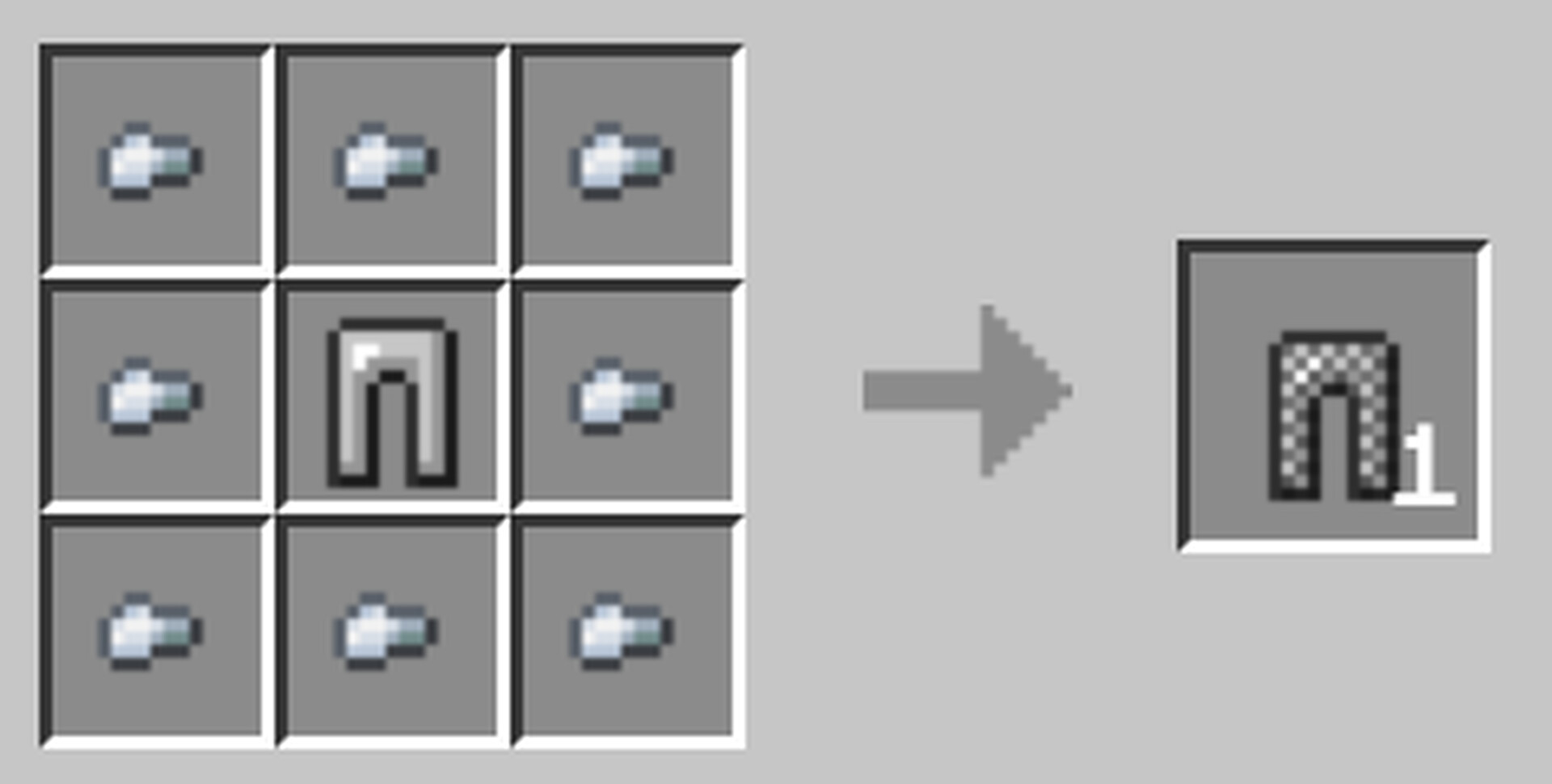 CHAINMAIL ARMOR RECIPE DATAPACK Minecraft Data Pack