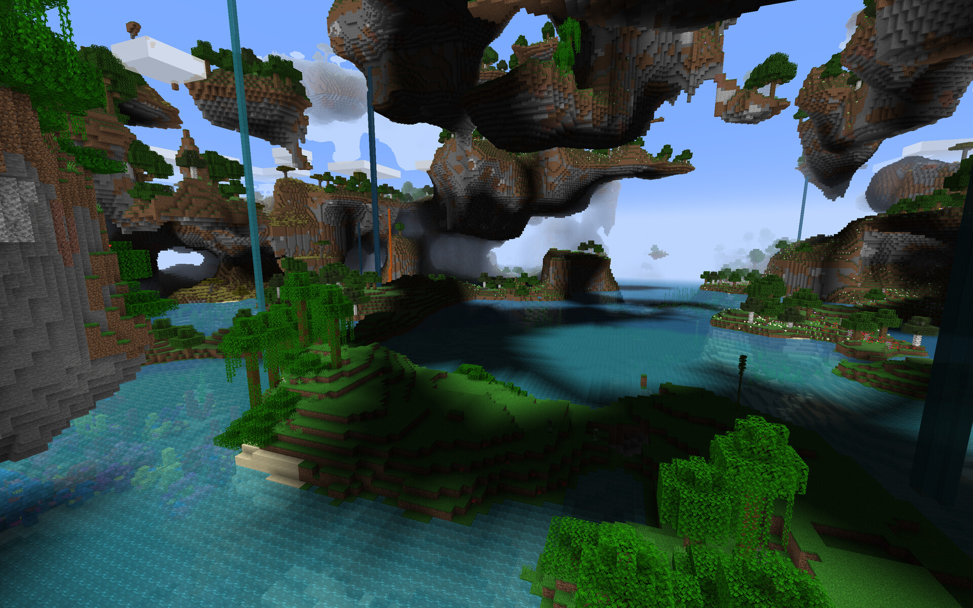 Vertical World Generation Minecraft Data Pack