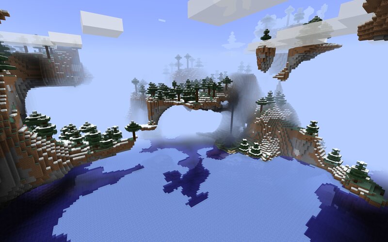 Vertical World Generation Minecraft Data Pack