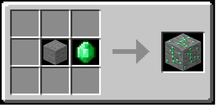 Craftable ores! Minecraft Data Pack