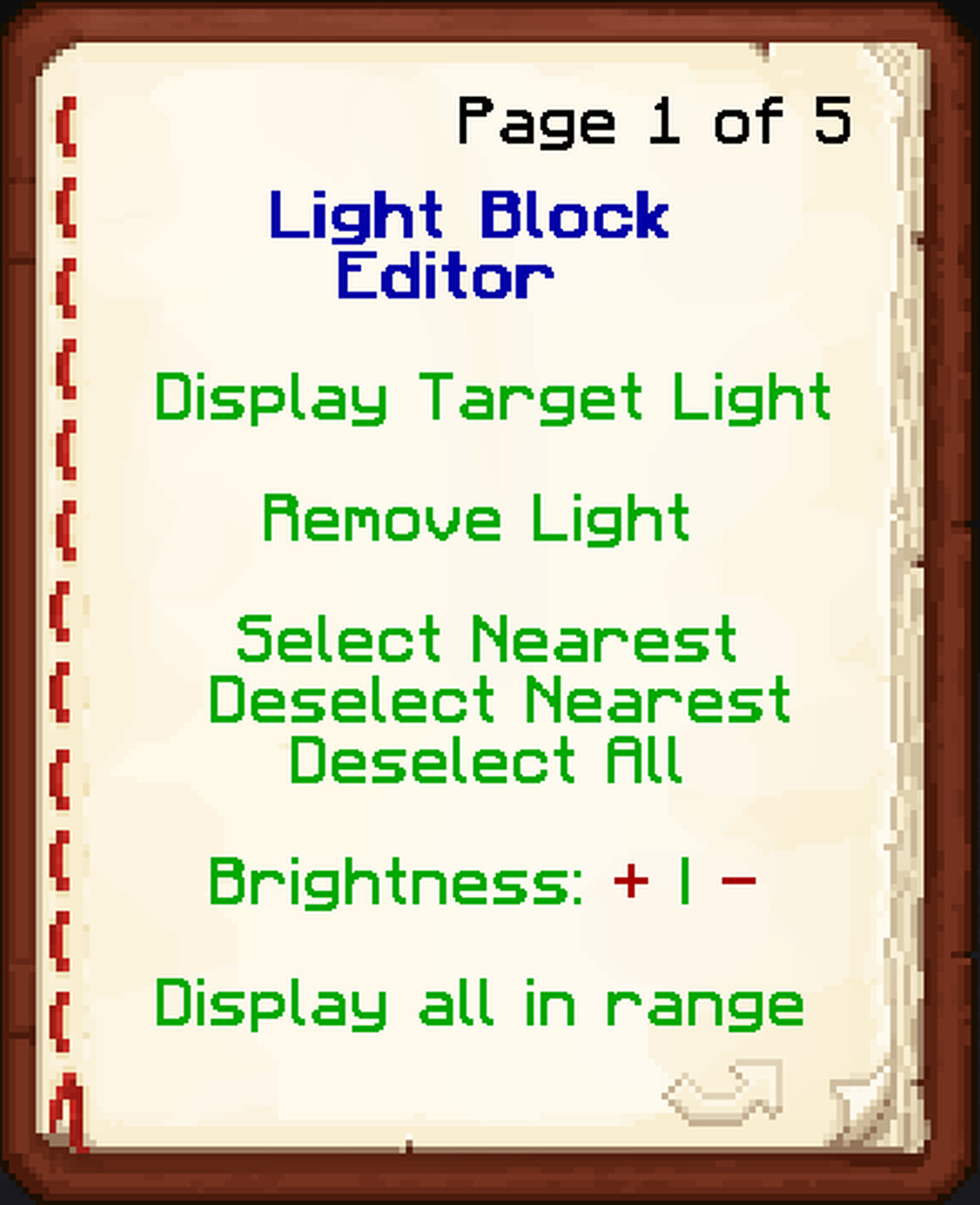 Light Block Editor Minecraft Data Pack