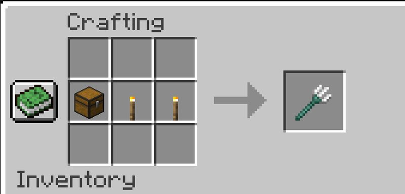 Craftable Trident Minecraft Data Pack