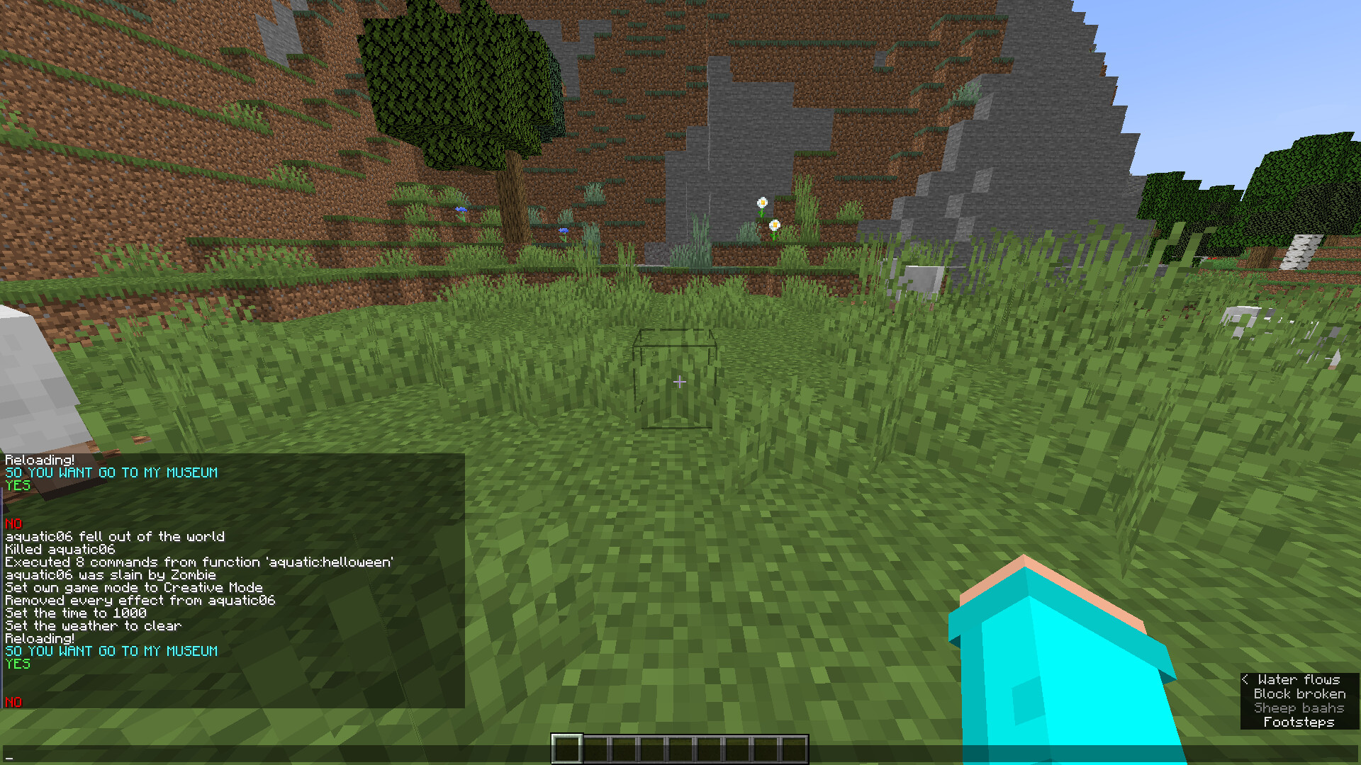 aquatic scary museum Minecraft Data Pack