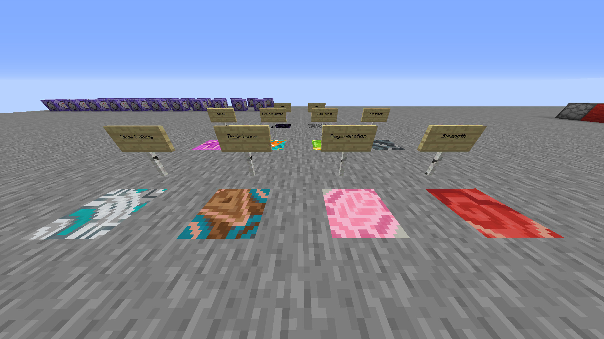 Parkour Block Effects! -- Minecraft Datapack Minecraft Data Pack