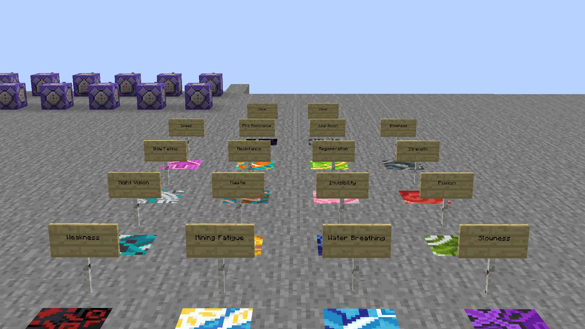 Parkour Block Effects! -- Minecraft Datapack Minecraft Data Pack