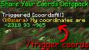 Better coords Minecraft Data Pack