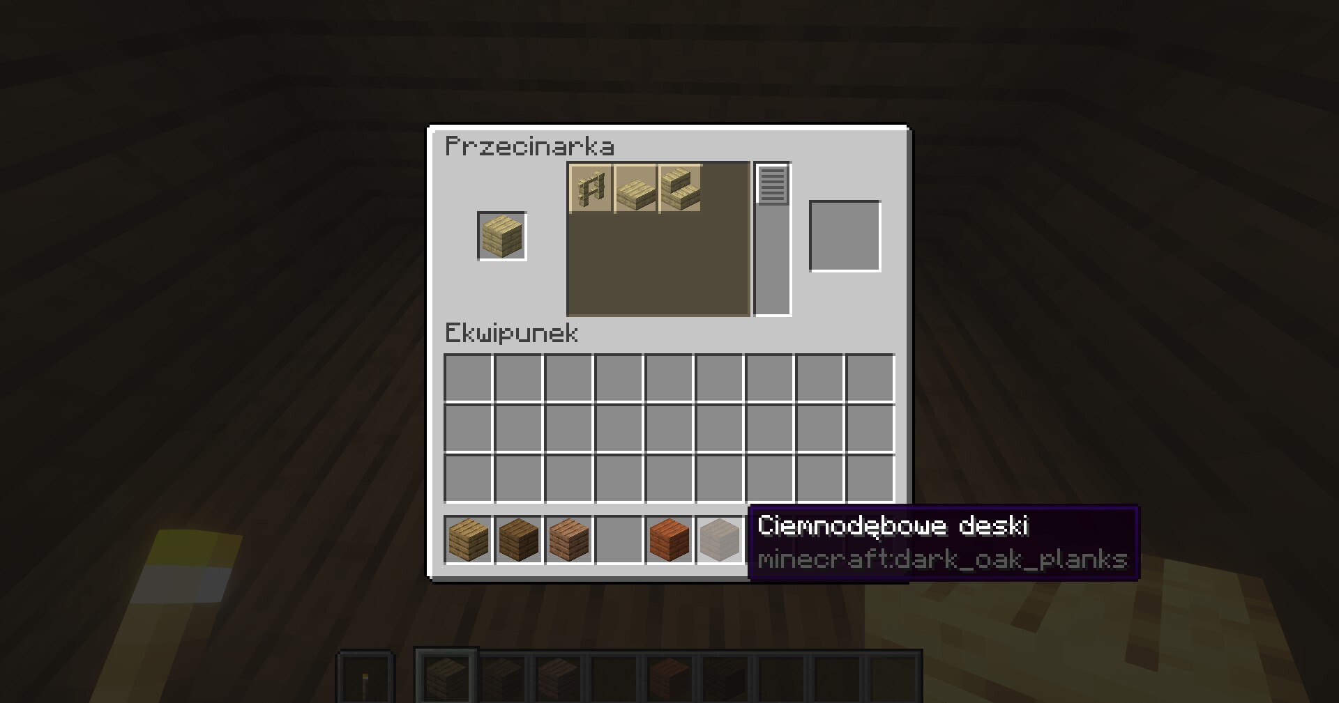 Wood cutter Minecraft Data Pack