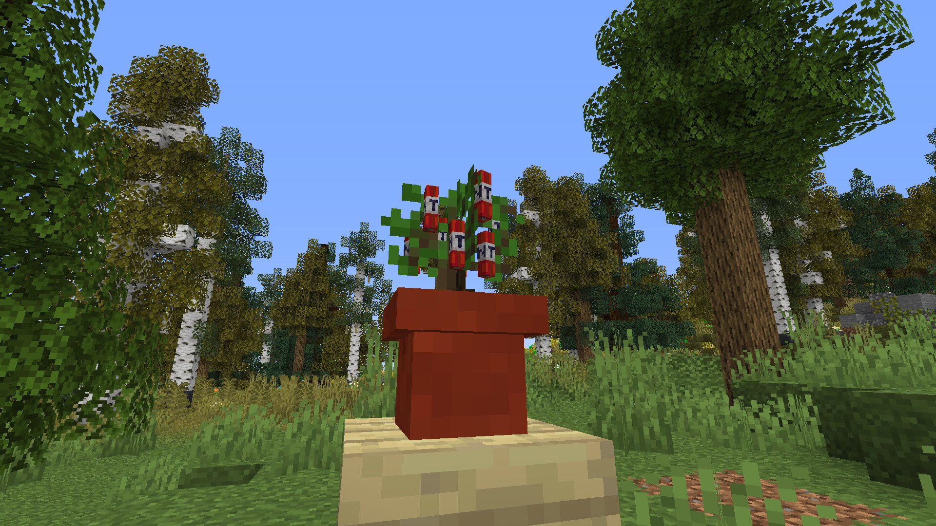 TNT tree datapack [1.0] Minecraft Data Pack