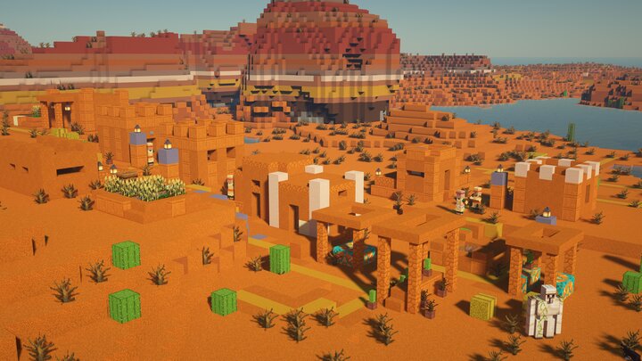 Mesa Villages Minecraft Data Pack