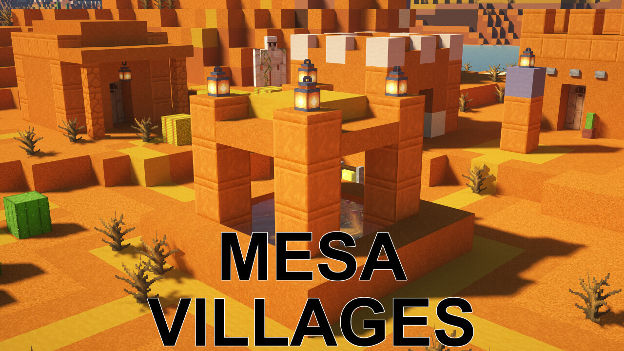 Mesa Villages Minecraft Data Pack