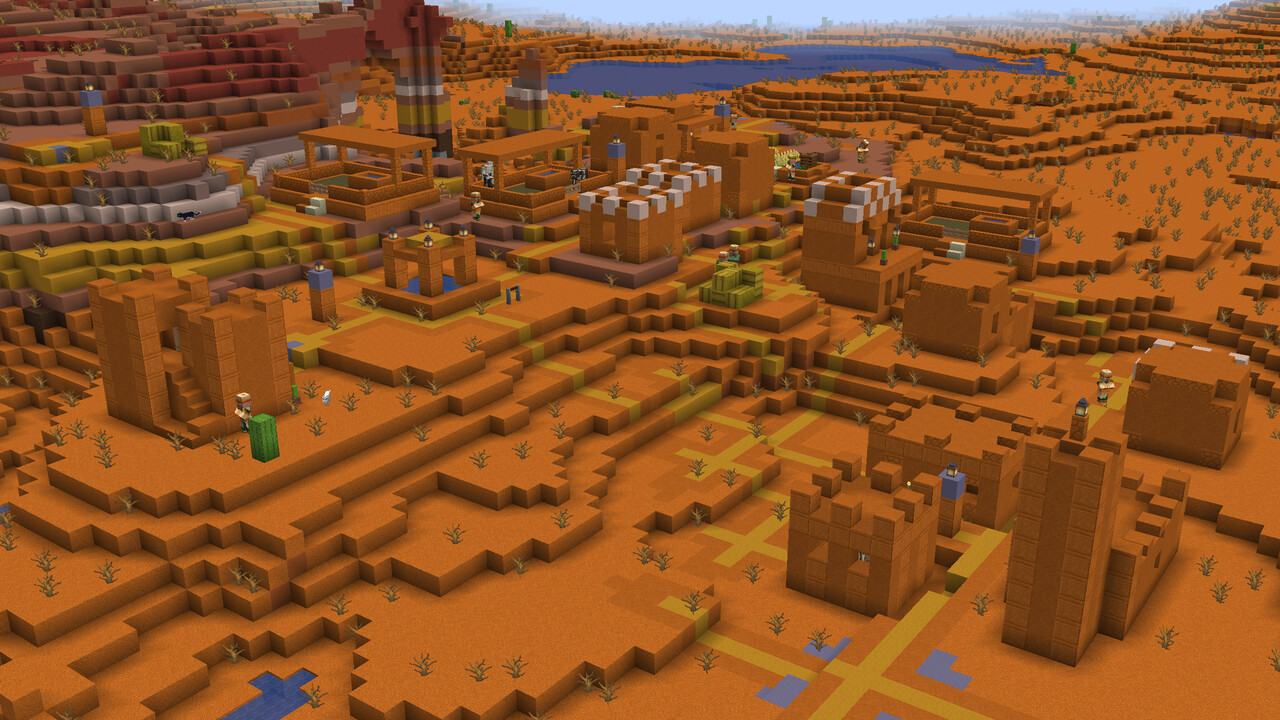Mesa Villages Minecraft Data Pack