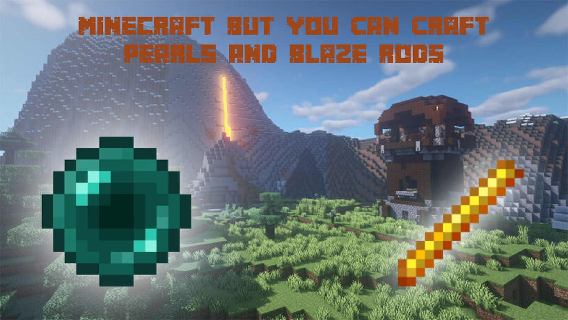 Minecraft But You Can Craft Pearls And Blaze Rods Minecraft Data Pack