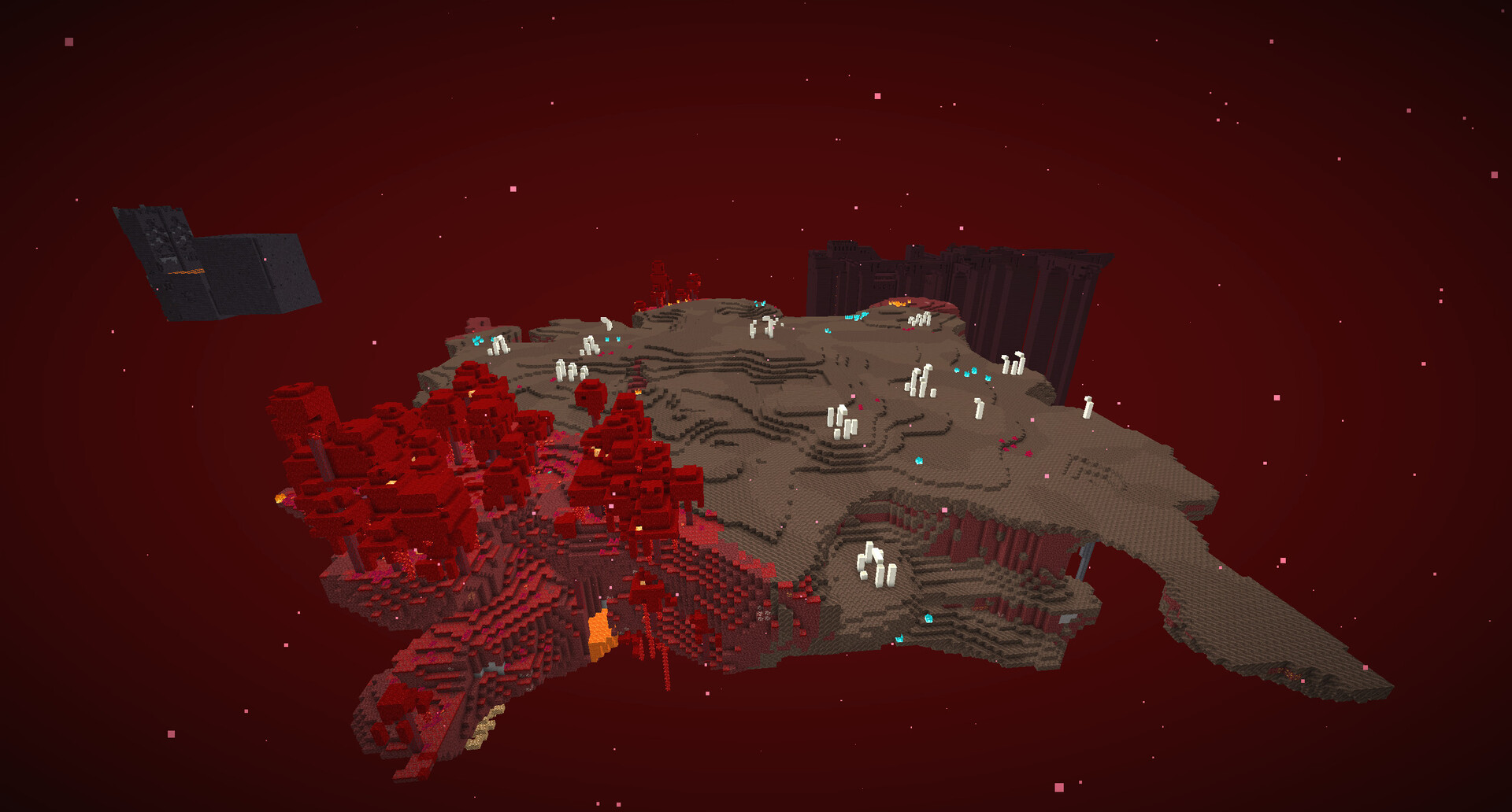Inverted Terrain Generation Minecraft Data Pack