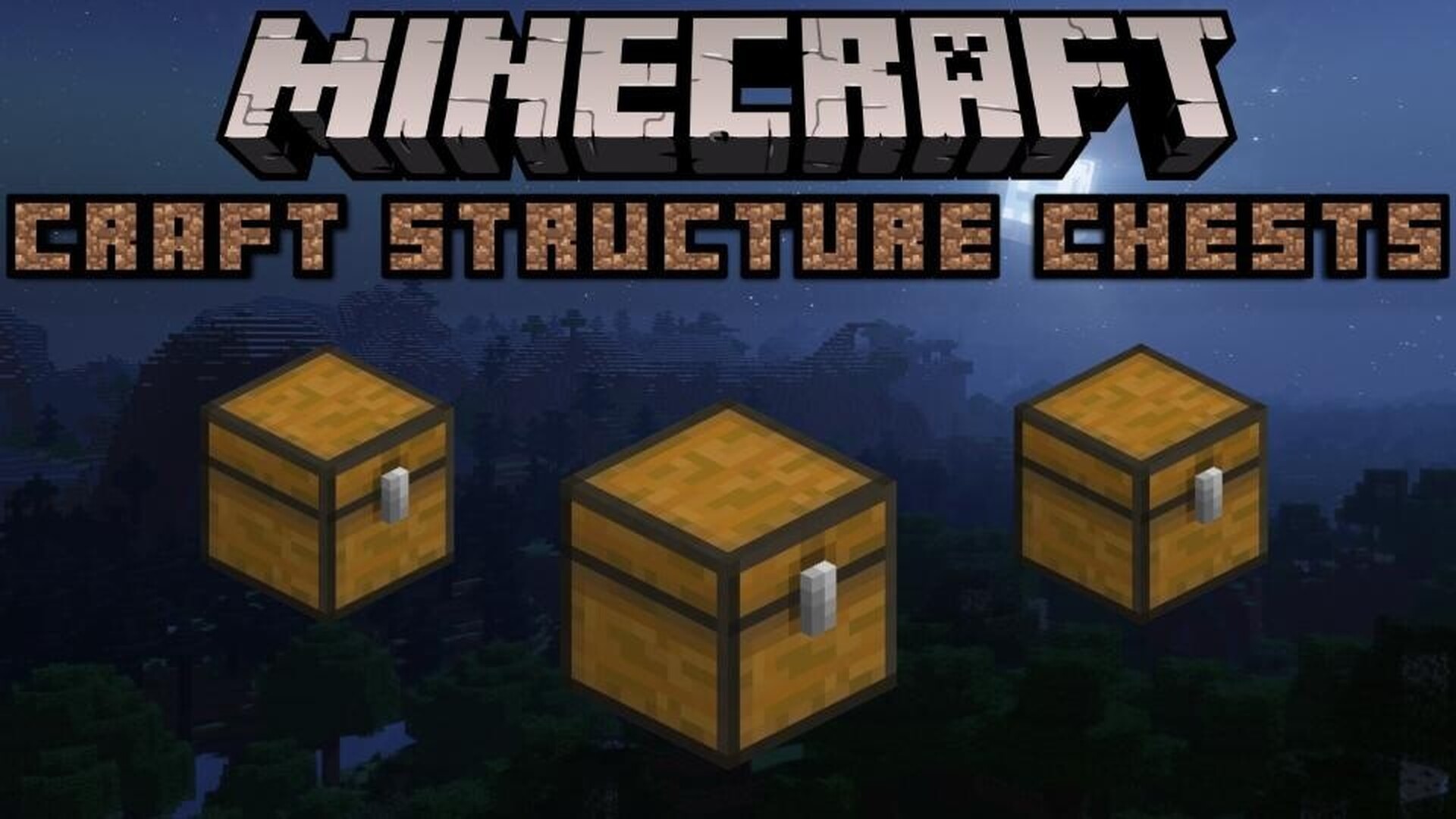 Minecraft but you can craft structure chests! (Just loot, not whole ...