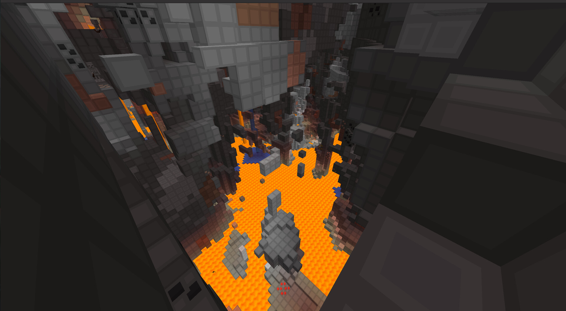 Minecraft, but Cave and Ravine Generation is maxed out! Minecraft Data Pack