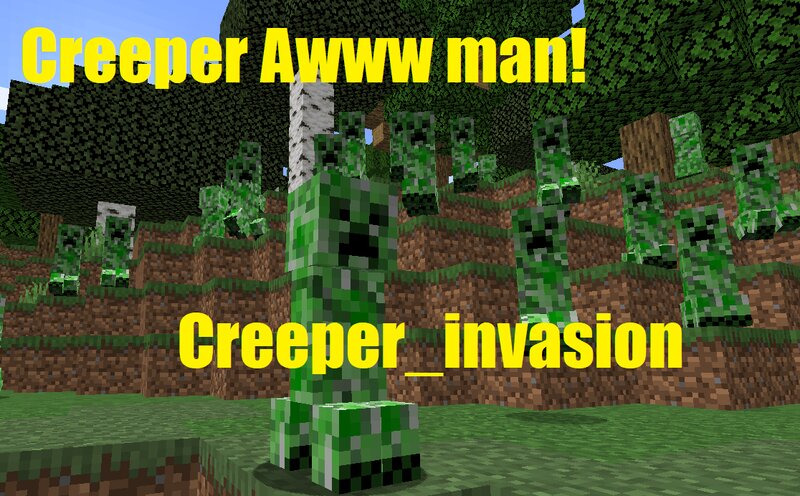 Creeper Invasion Minecraft Data Pack