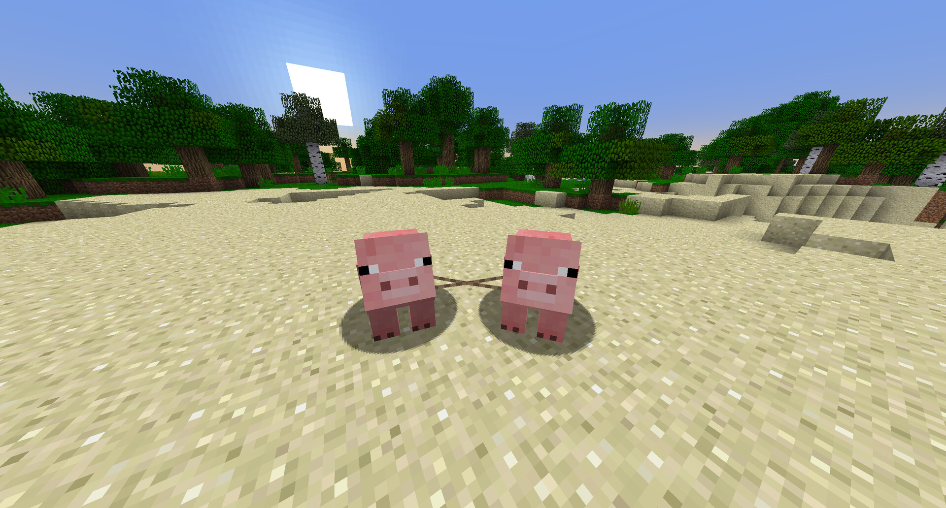Leash Together Minecraft Data Pack