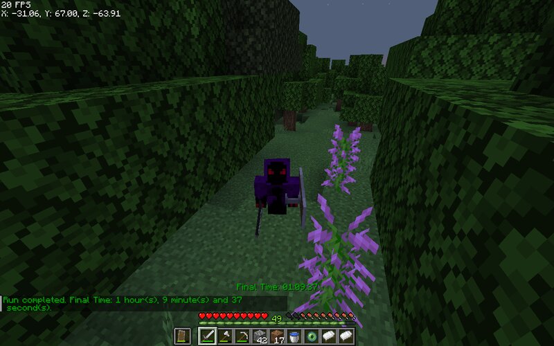 Speedrun Timer Minecraft Data Pack