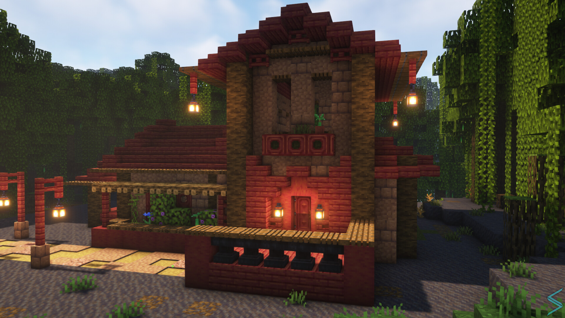 Portable Mangrove House Minecraft Data Pack