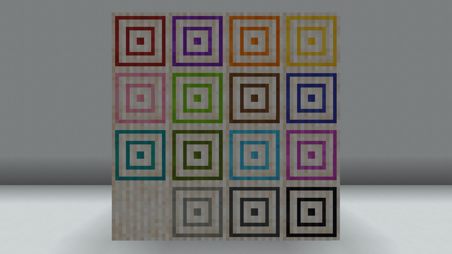 Dyeable Target Blocks Minecraft Data Pack