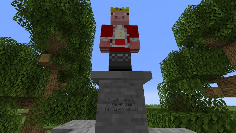 Technoblade Statue v.1.1 +1.13 Minecraft Data Pack