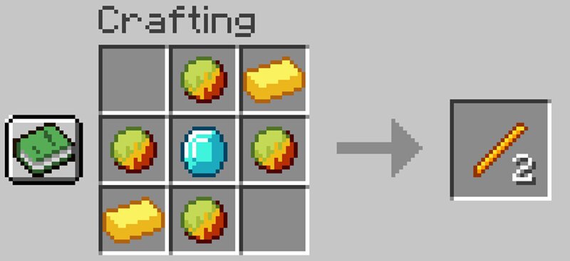 Aerma's Craftable Blaze Rods Minecraft Data Pack