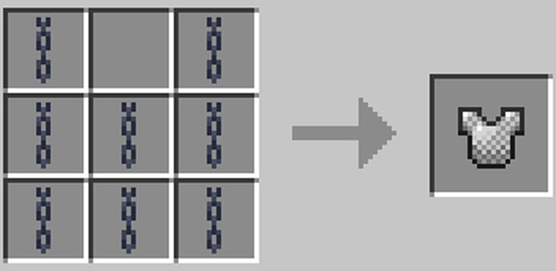 Craftable Chainmail Armor Minecraft Data Pack