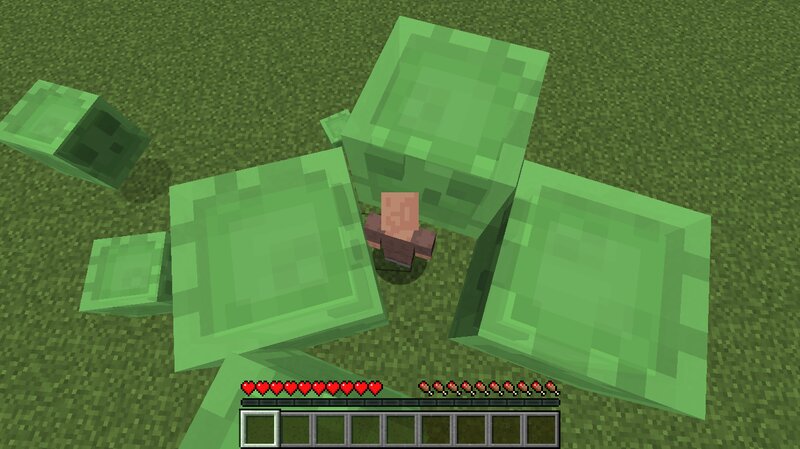 Harmless Slimes Minecraft Data Pack