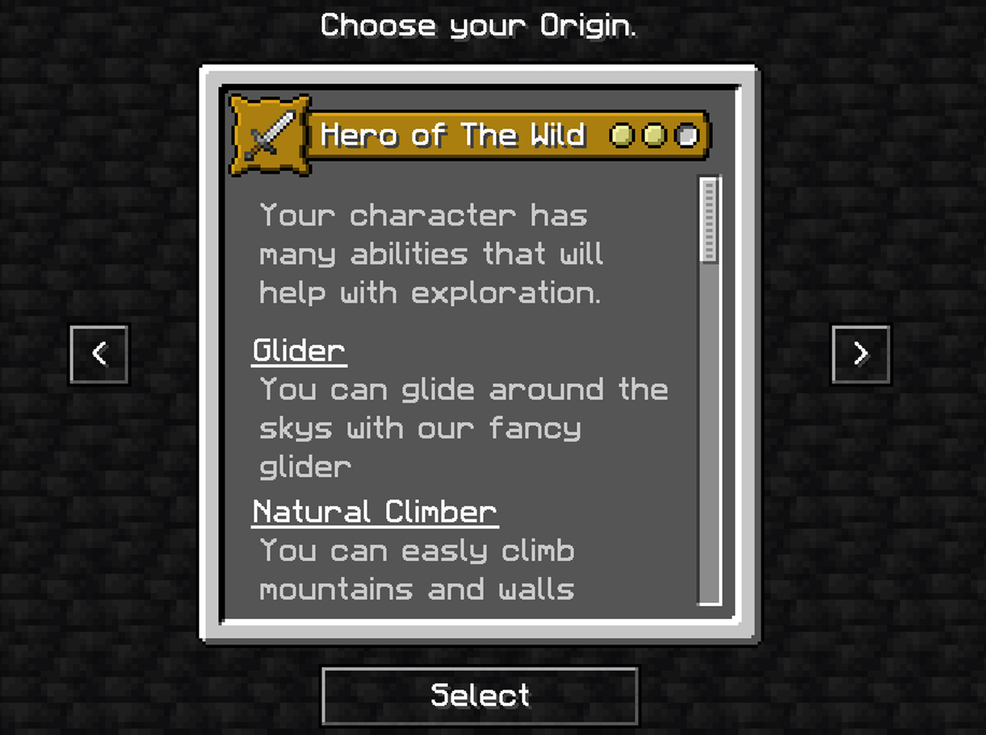 Hero Of The Wild Origin Minecraft Data Pack