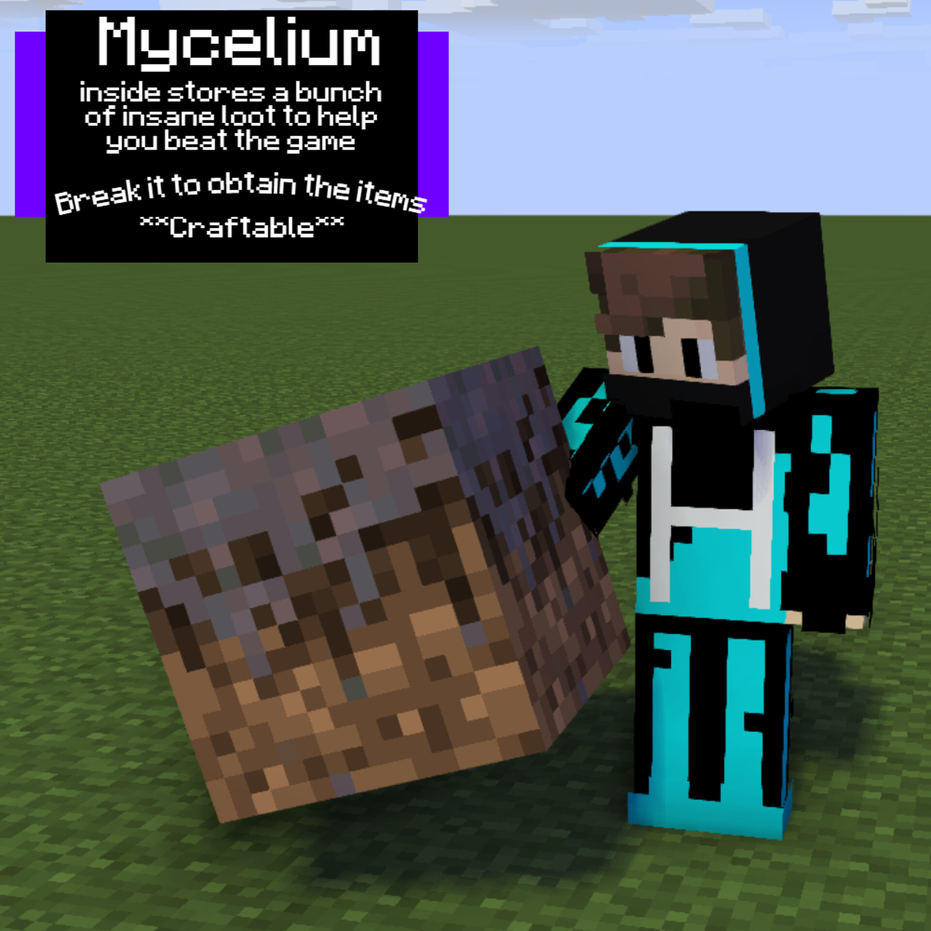 Mycelium Is Overpowered Minecraft Data Pack