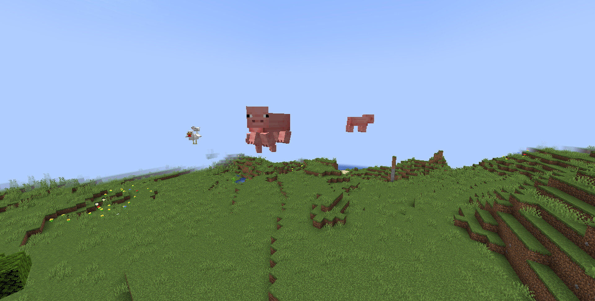 Minecraft But Everything Flys Minecraft Data Pack