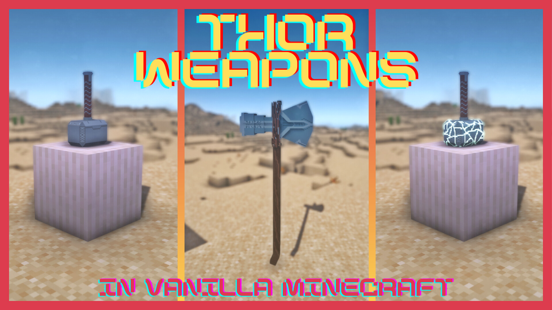 THOR Weapons Datapack [Vanilla 1.19] Minecraft Data Pack