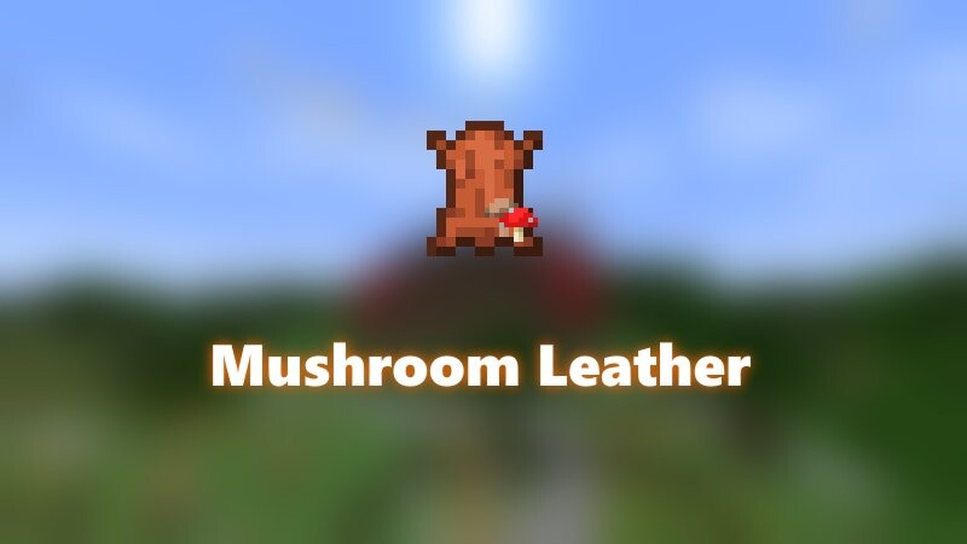 Mushroom Leather Minecraft Data Pack