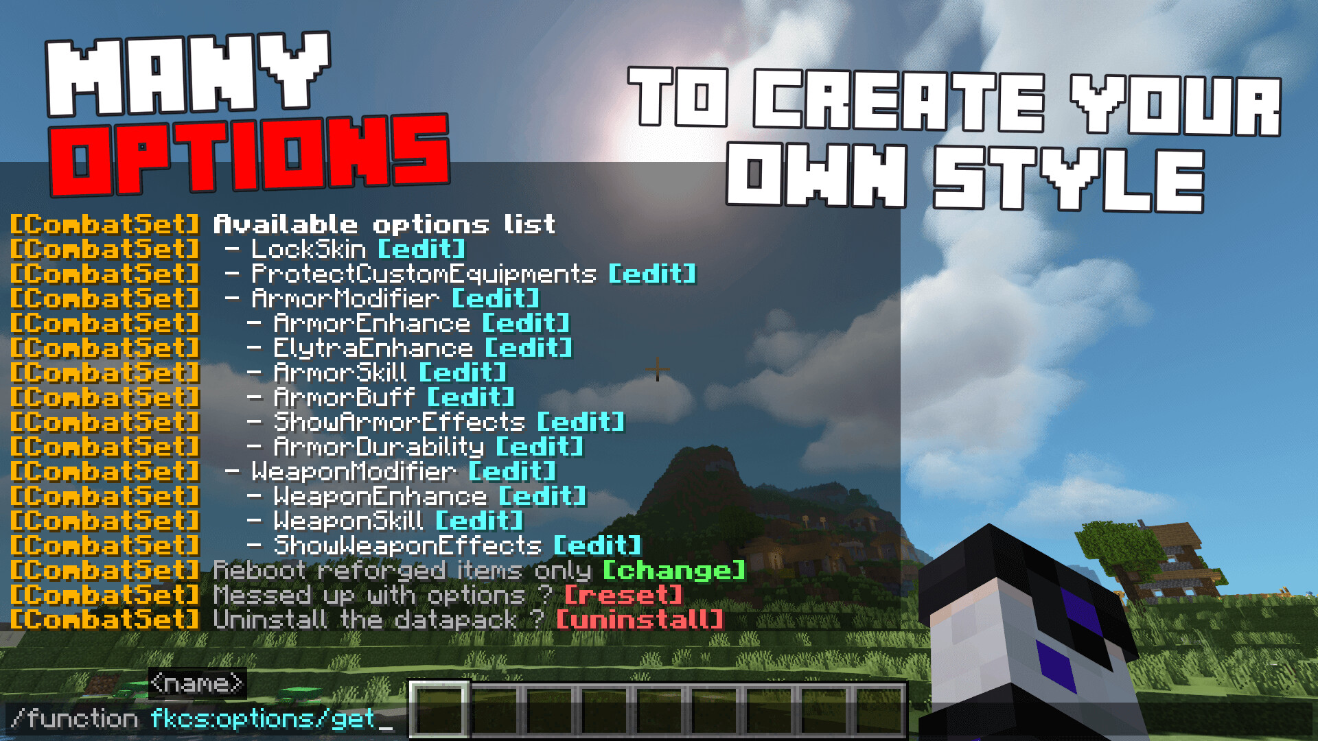 Combat Set [1.19] Minecraft Data Pack