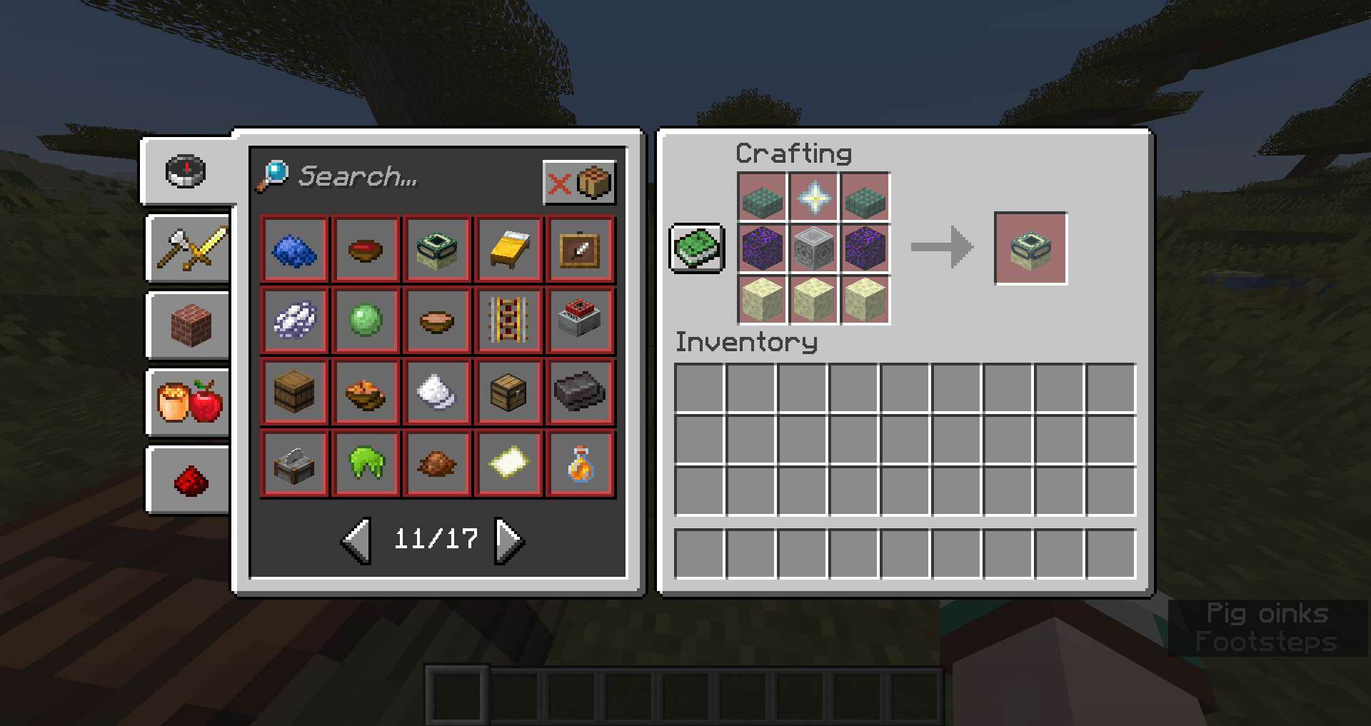 Actually Balanced End portal and Totem crafting Minecraft Data Pack