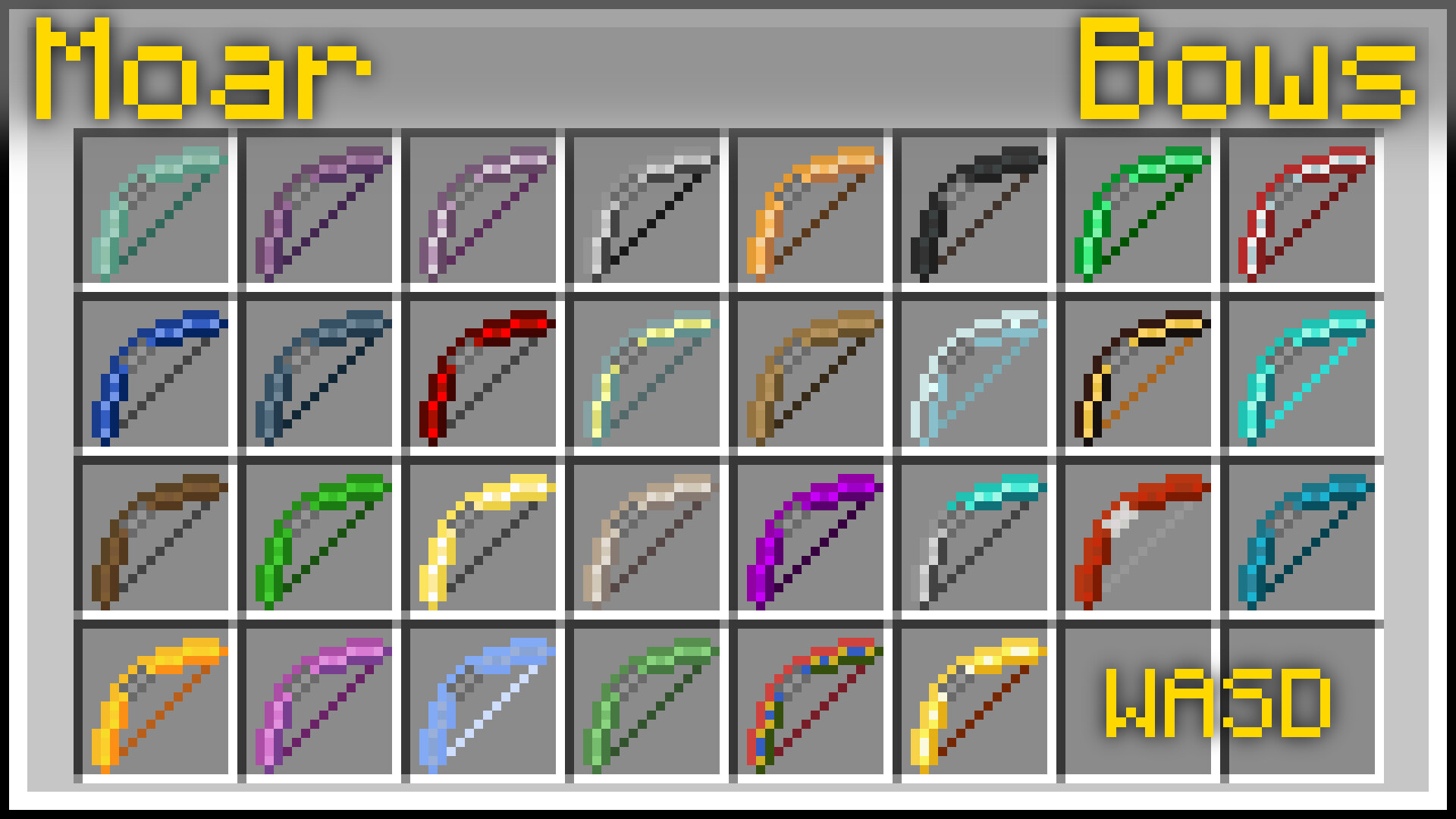 WASD Moar Bows [Datapack] 1.19.2 Minecraft Data Pack