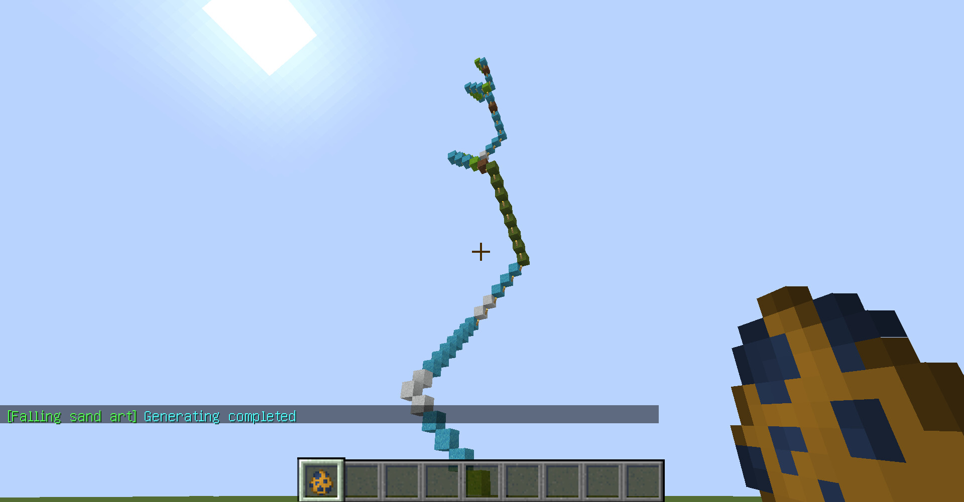 Falling sand art generator | 1.18+ Minecraft Data Pack