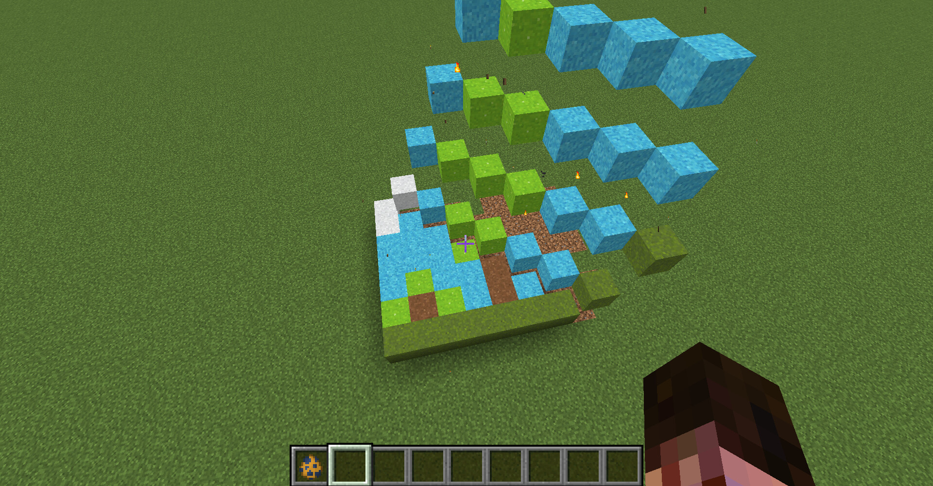 Falling sand art generator | 1.18+ Minecraft Data Pack