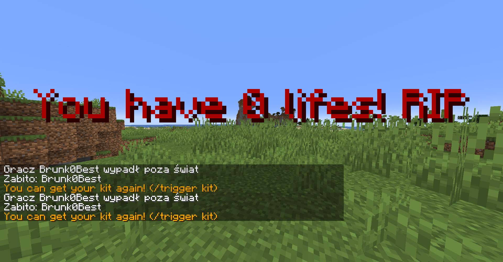 3 Lifes - use them correctly! Minecraft Data Pack