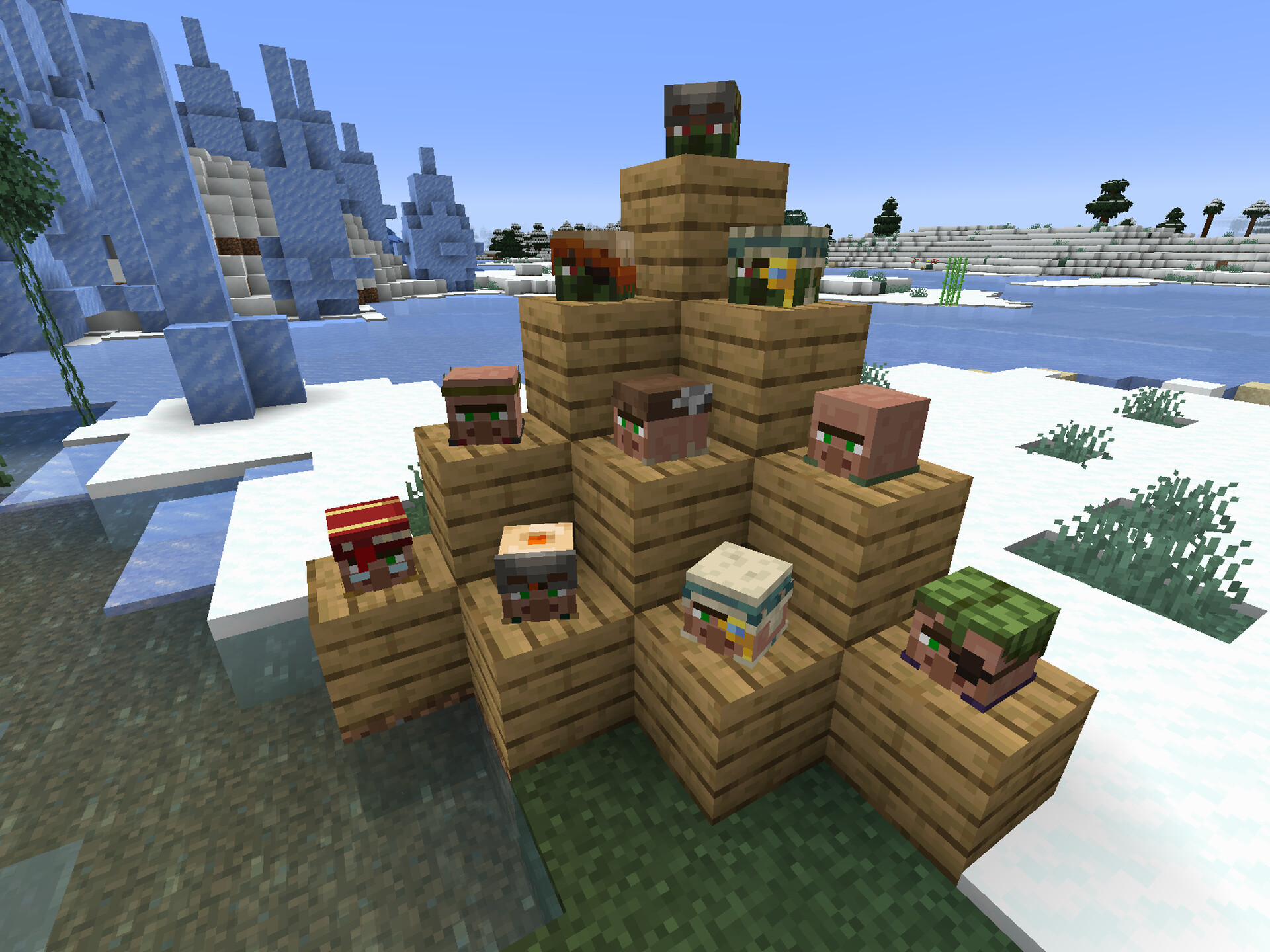 Beagle's Villager Heads Minecraft Data Pack