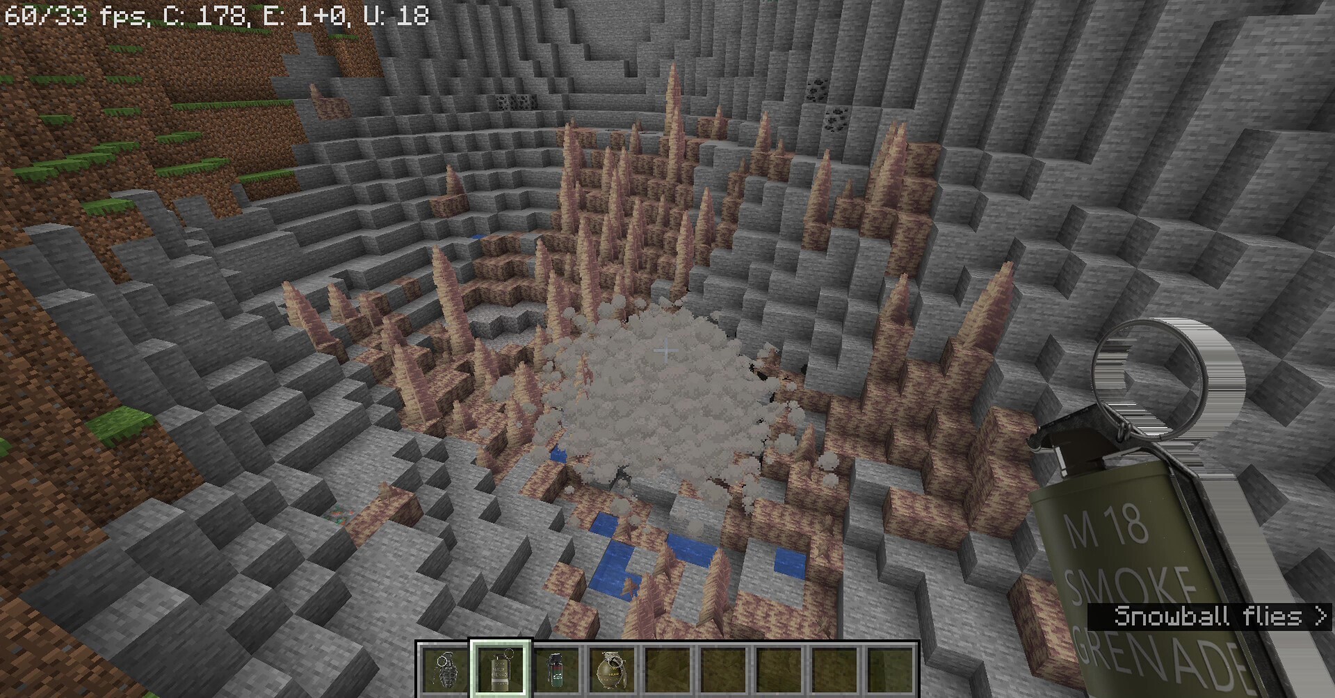 Granaty/Grenades PL/EN Version Minecraft Data Pack