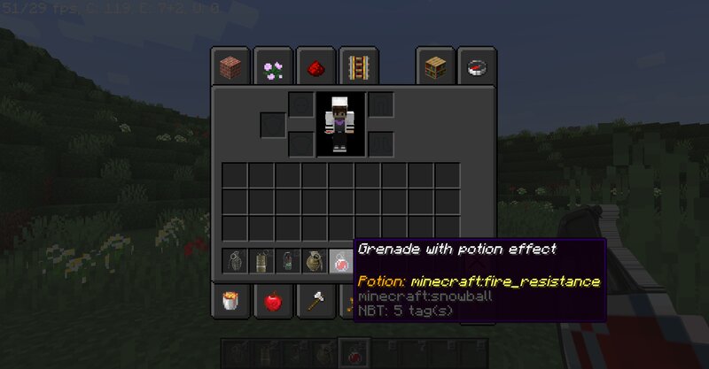 Granaty/Grenades PL/EN Version Minecraft Data Pack