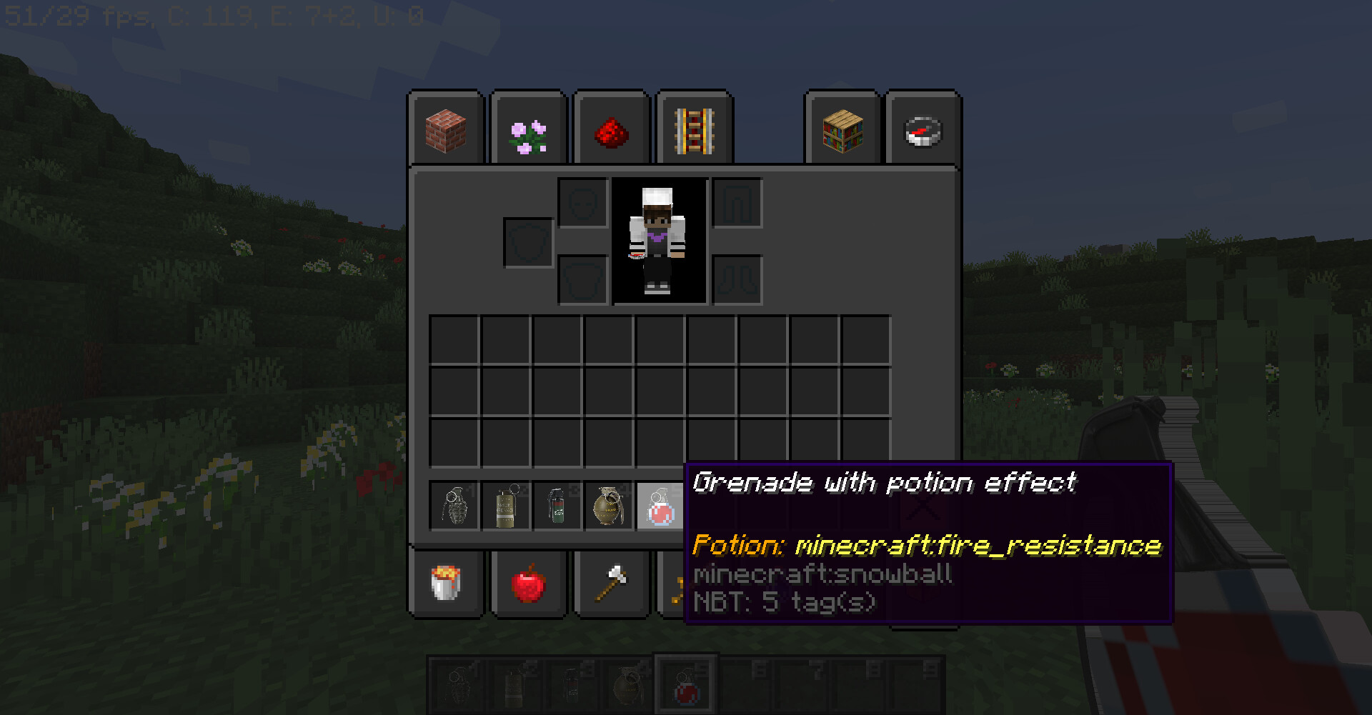 Granaty/Grenades PL/EN Version Minecraft Data Pack