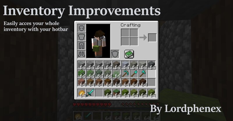 Inventory Improvements | Access your inventory from your hotbar ...