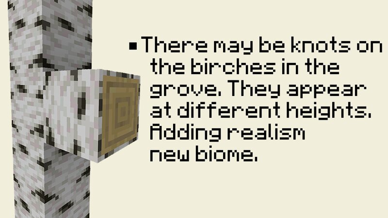 Birch forest concept from Minecraft Live 2021 Minecraft Data Pack