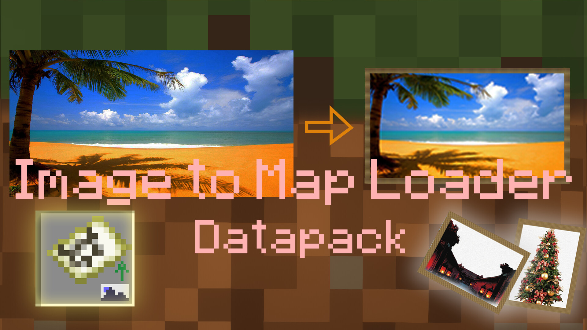 Image to Map Loader Minecraft Data Pack