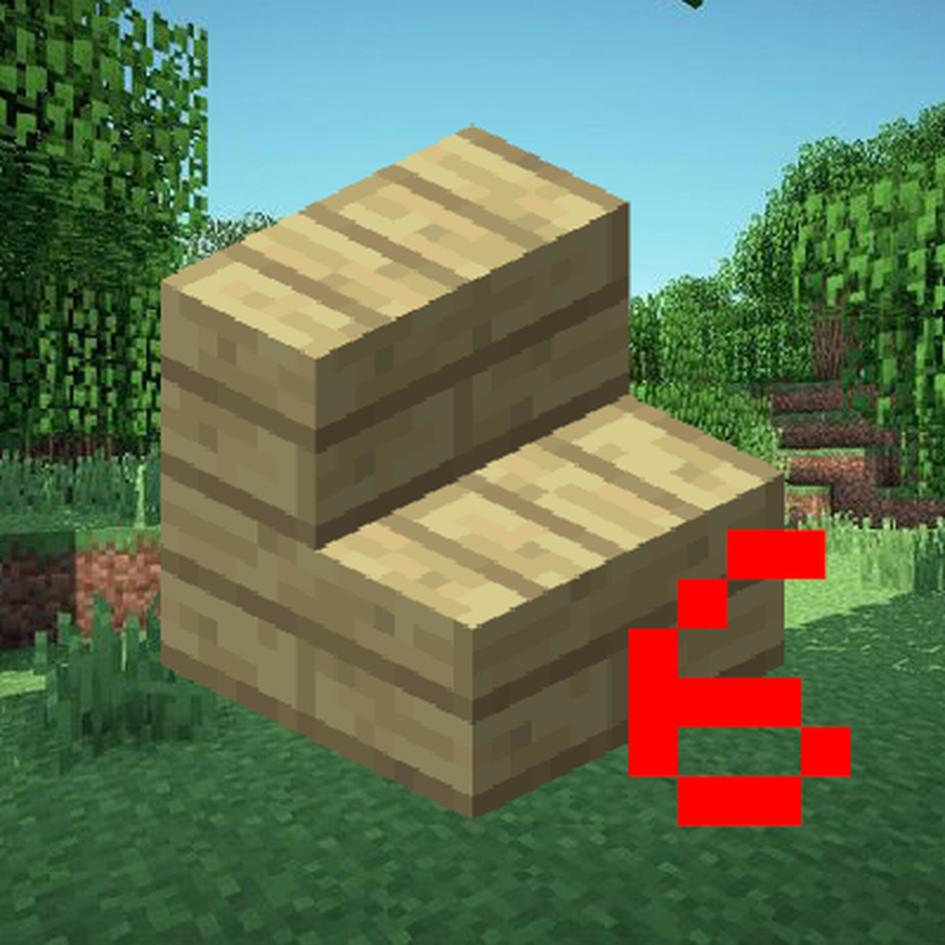 Craft 6 stairs instead of 4 Minecraft Data Pack