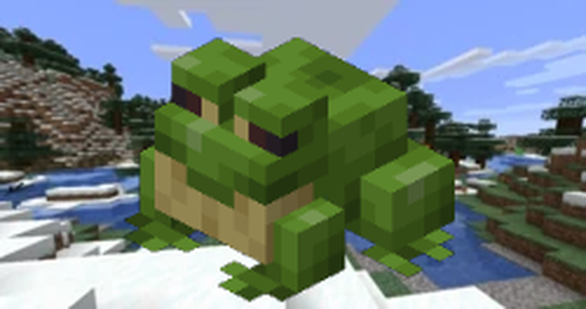 Snow Frogs Minecraft Data Pack